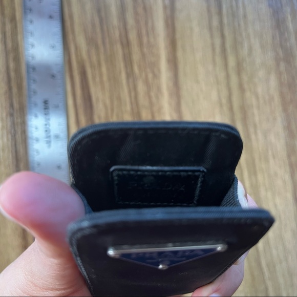 Prada | Accessories | Prada Black Vintage Cell Phone Holder Case Prada ...